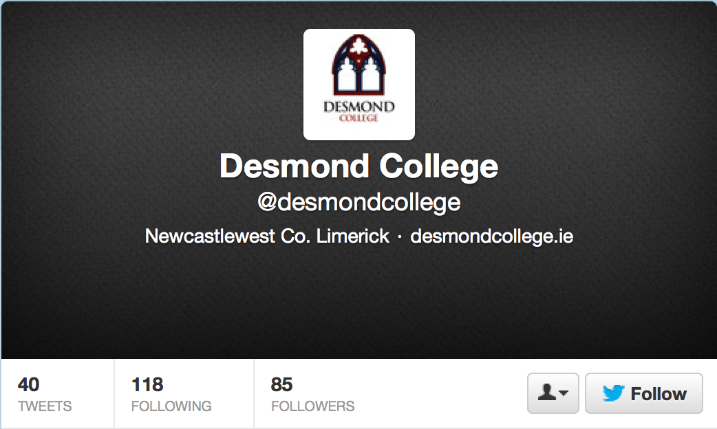 Desmond College on Twitter – Desmond College
