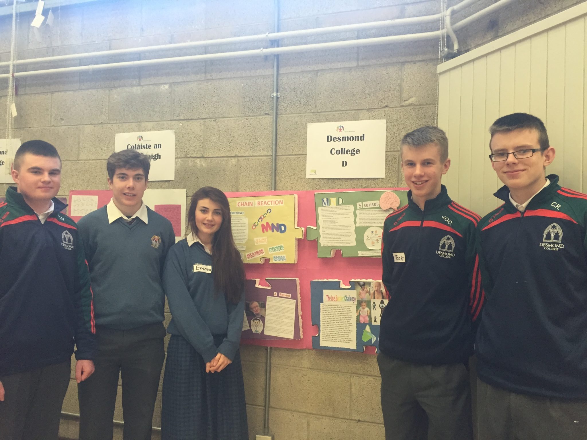 Desmond College Students formally recognised for their participation in ...